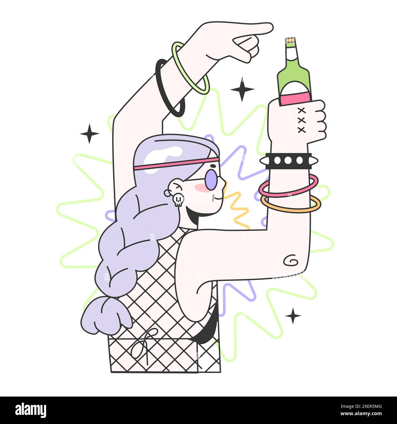 Summertime adult fun Cut Out Stock Images & Pictures - Alamy