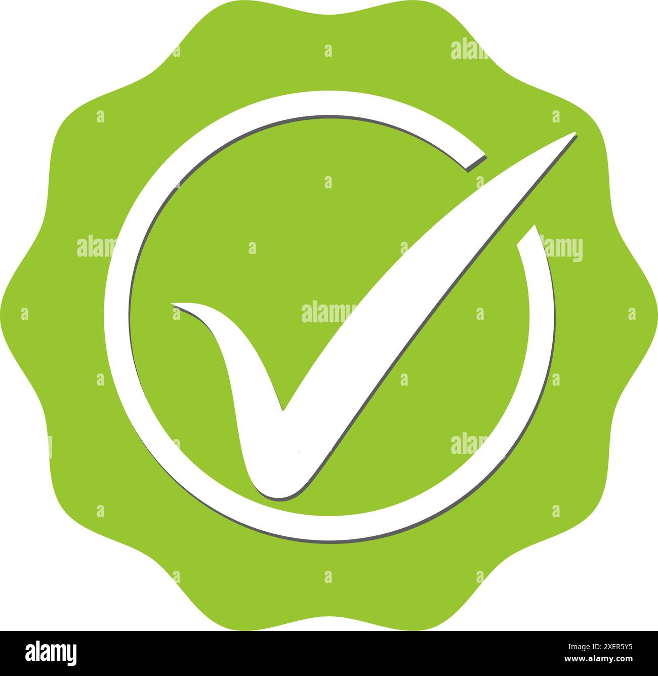 Green tick. Green check mark. Tick symbol, icon, sign in green color ...