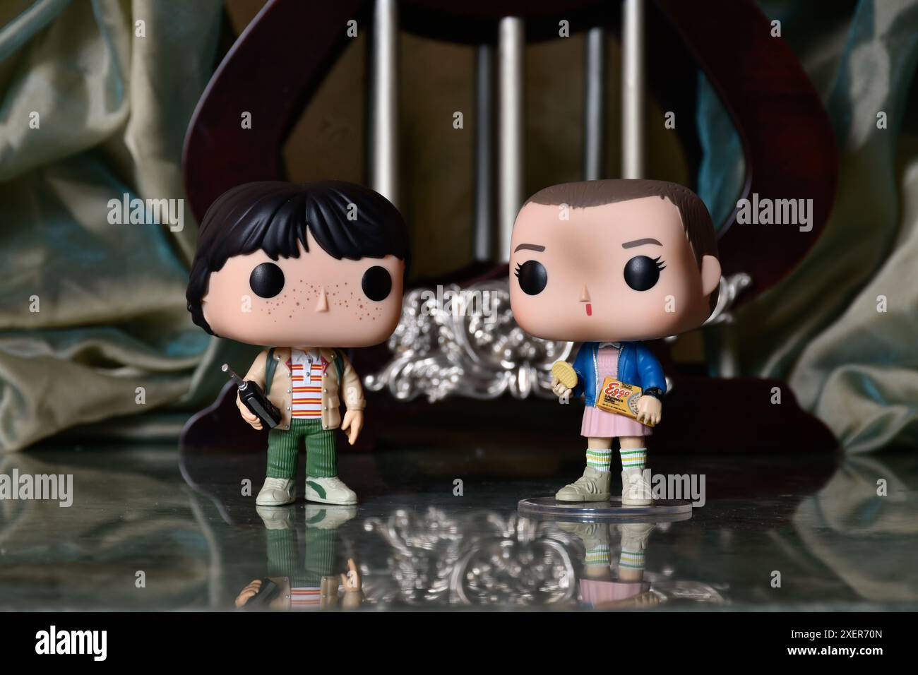 Funko Pop action figures of Mike and Eleven from popular Netflix TV ...