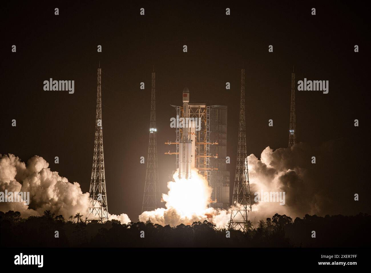 (240629) -- WENCHANG, June 29, 2024 (Xinhua) -- A modified version of ...