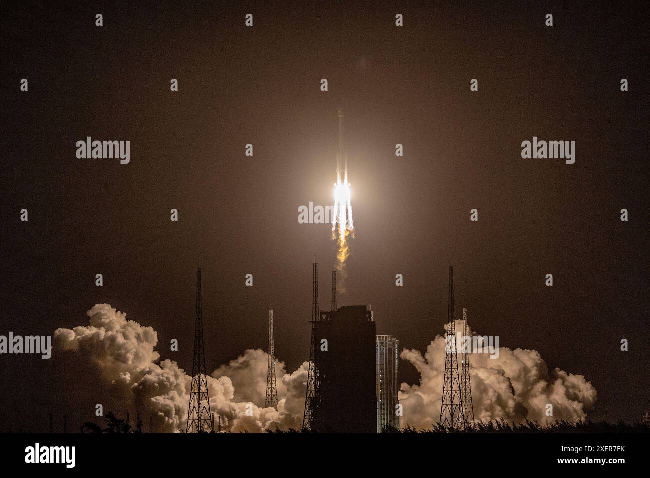 (240629) -- WENCHANG, June 29, 2024 (Xinhua) -- A modified version of ...