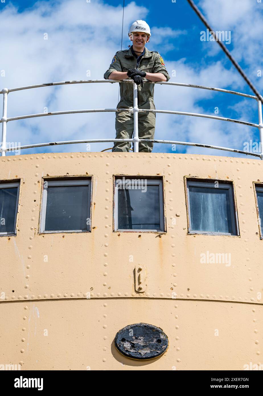 Leith Docks, Edinburgh, Scotland, UK, 29th June 2024. SS Explorer ...