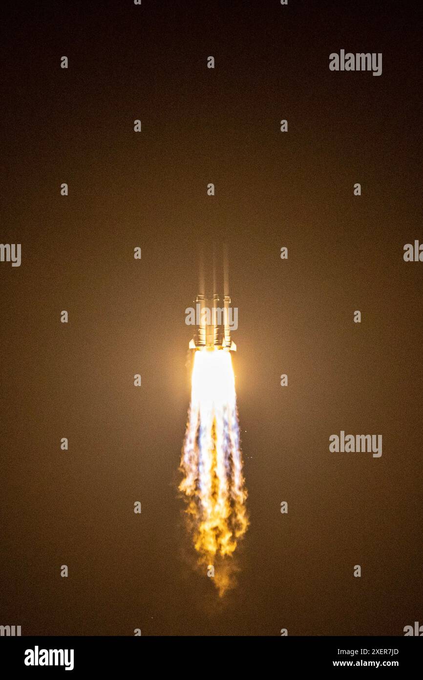 (240629) -- WENCHANG, June 29, 2024 (Xinhua) -- A modified version of ...