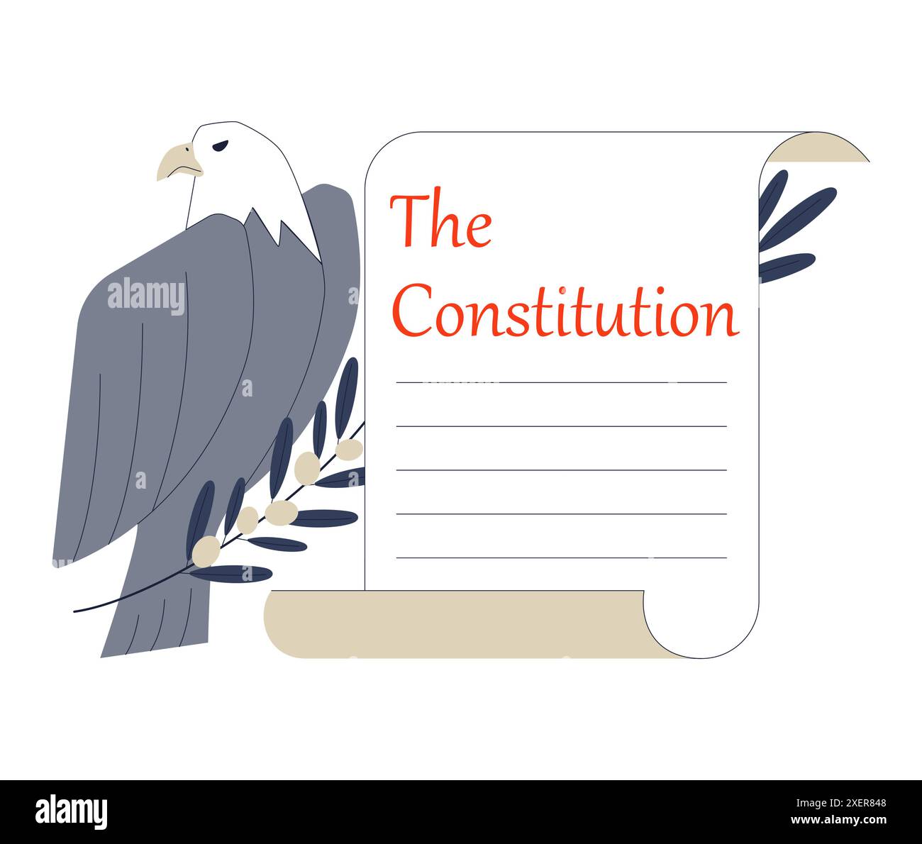 American constitution day. National USA holiday on September 17th ...