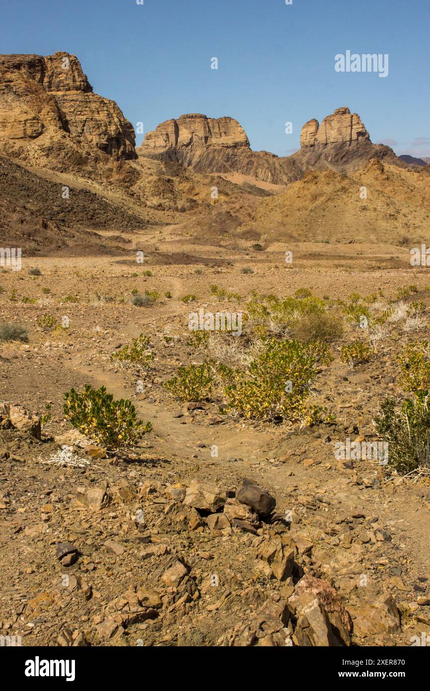 Trail towards Four Finger Rock Stock Photo - Alamy