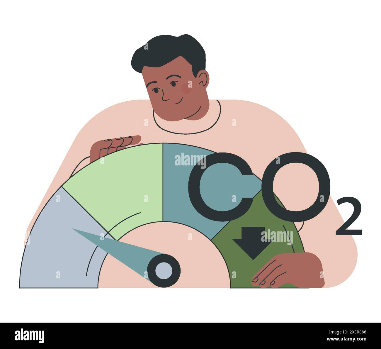 Green marketing. Corporate social responsibility, CSR. Company reducing ...