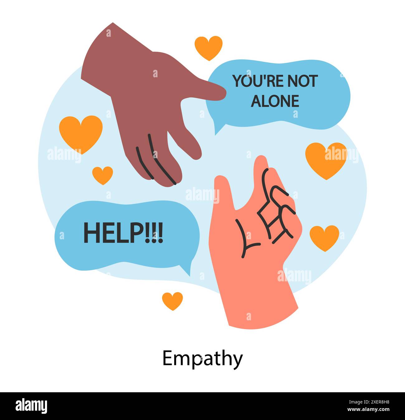 Comforting character hi-res stock photography and images - Alamy