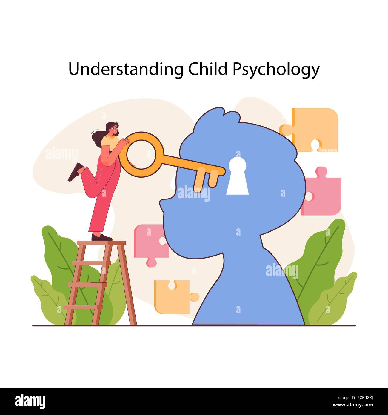 Child development. Parenting in healthy psychological environment. Kid ...