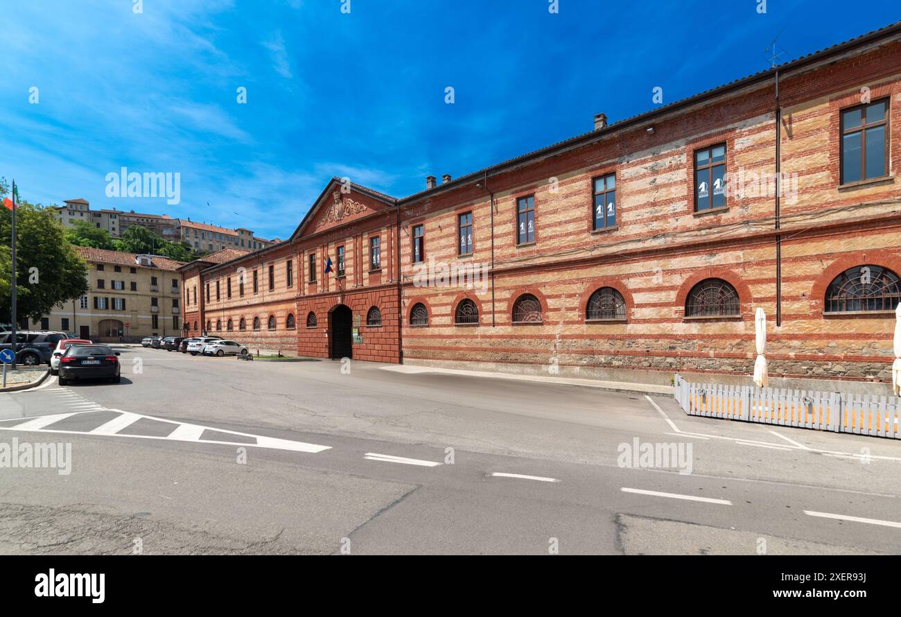 Saluzzo, Italy - June 06, 2024: Former Mario Musso Savoy Barracks now ...