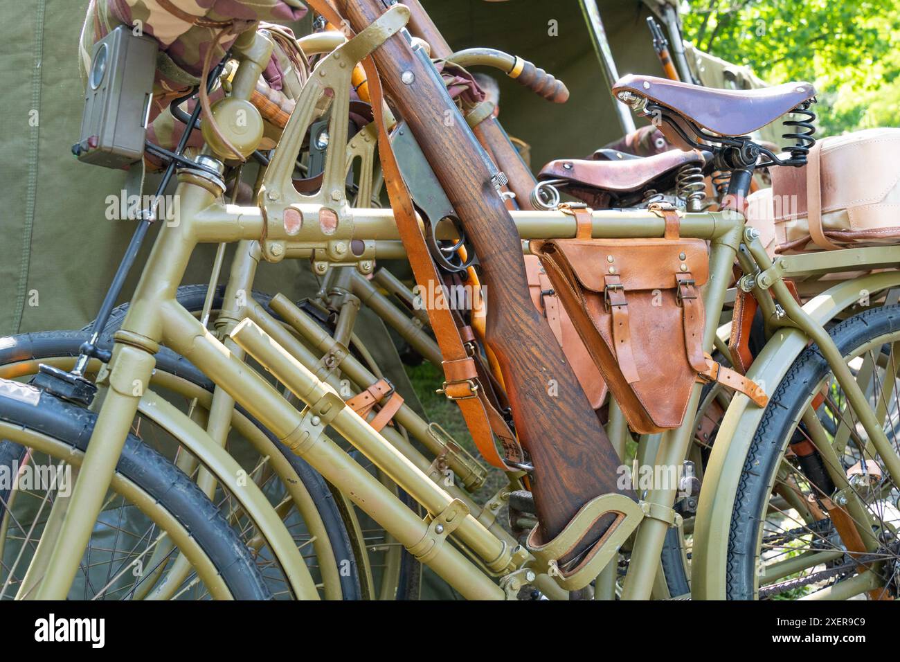 Second World War military bicycle Stock Photo - Alamy