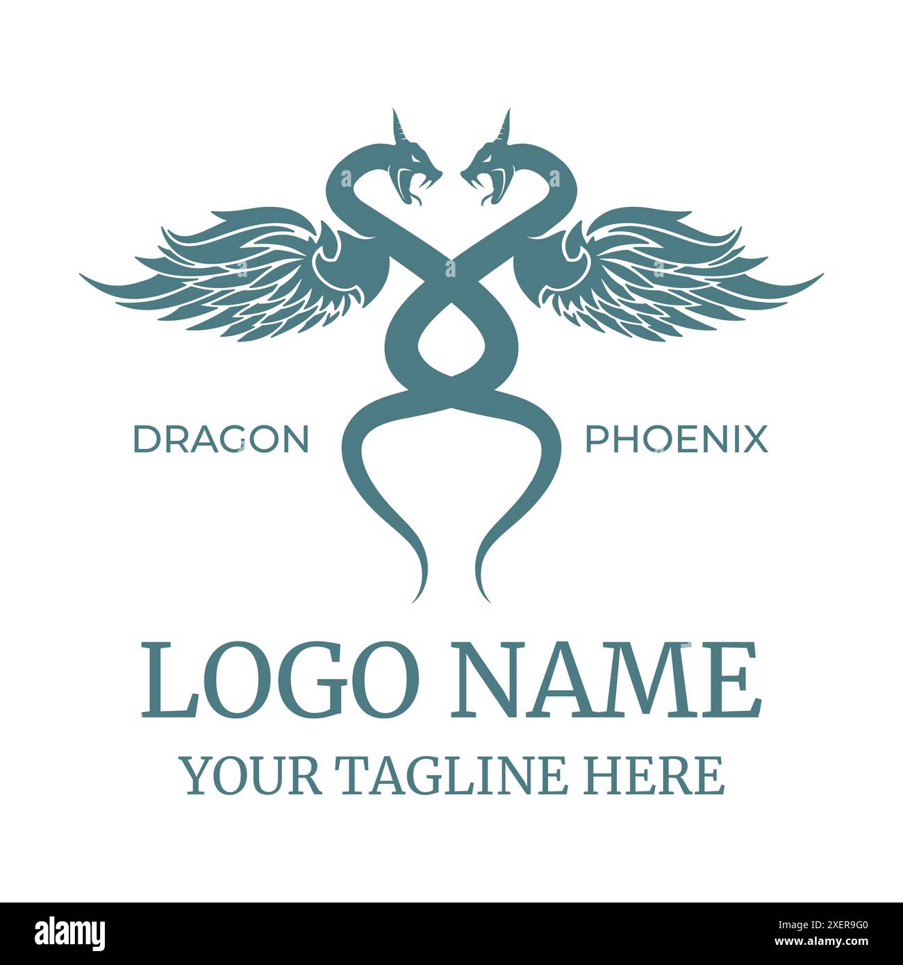 Dragon phoenix hi-res stock photography and images - Alamy