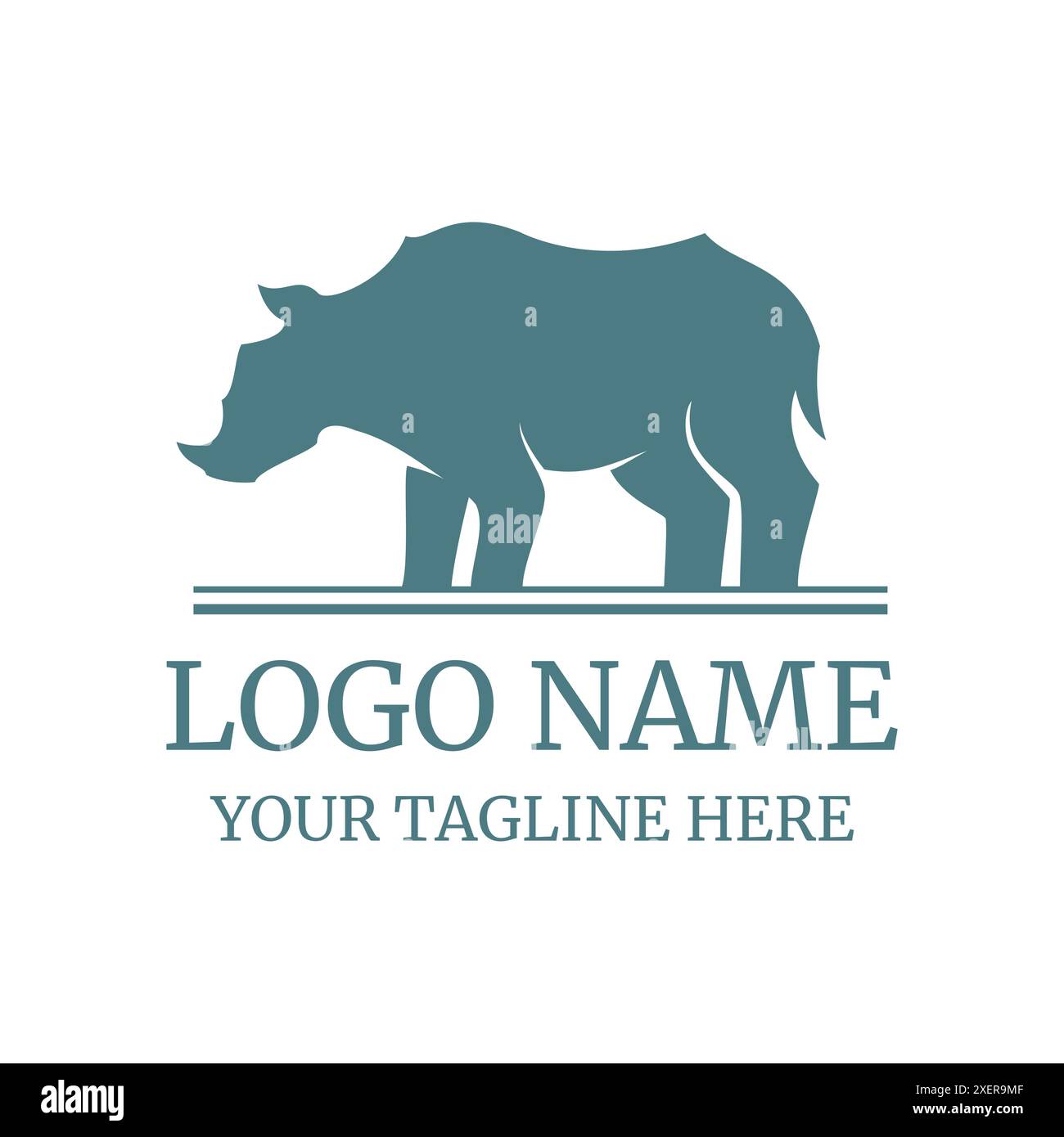 One horned Stock Vector Images - Alamy