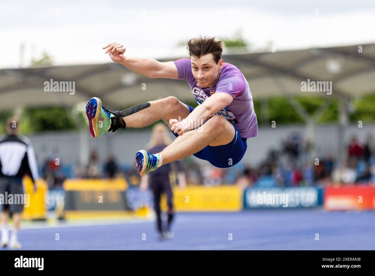 Manchester, United Kingdom, 29 June 2024, Long Jump Men Final- CORRALL ...