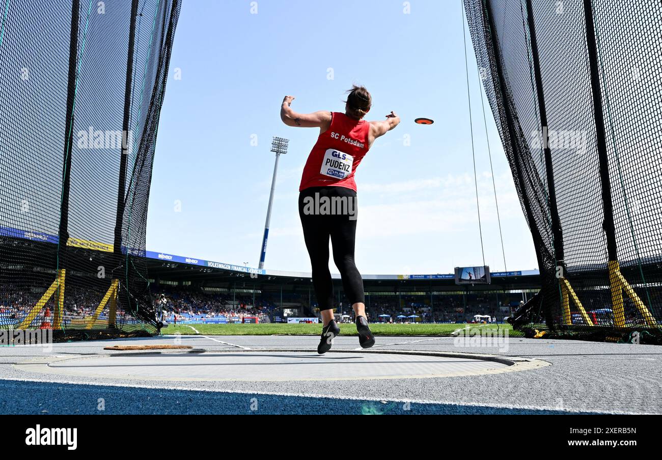 Brunswick, Germany. 29th June, 2024. Athletics: German Championships in ...