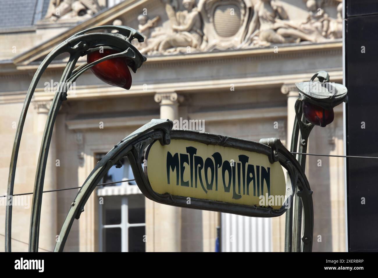 sign of metro in Paris Stock Photo - Alamy