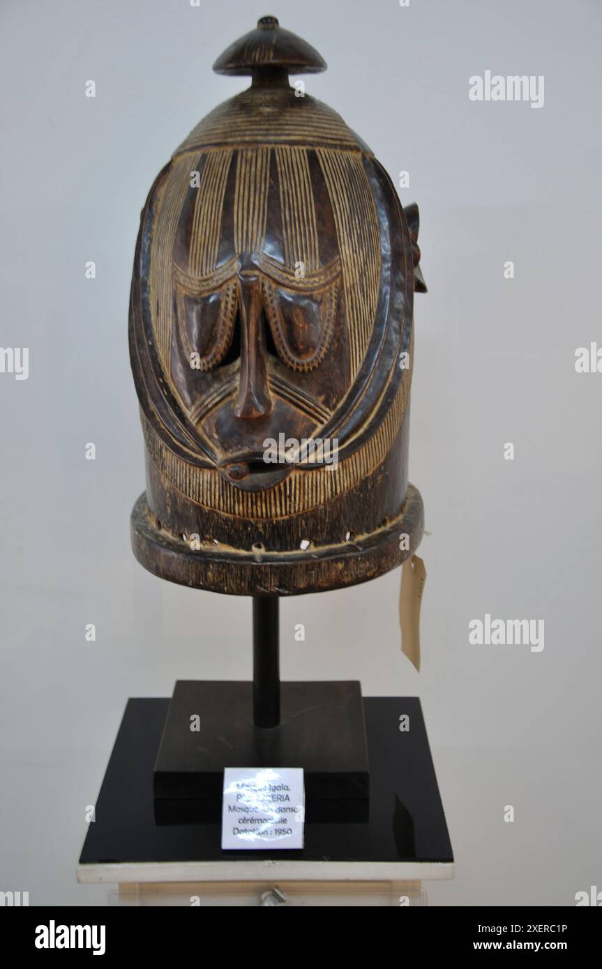 Beautifullly-Carved, Traditional Wooden mask, National Museum, Lome ...