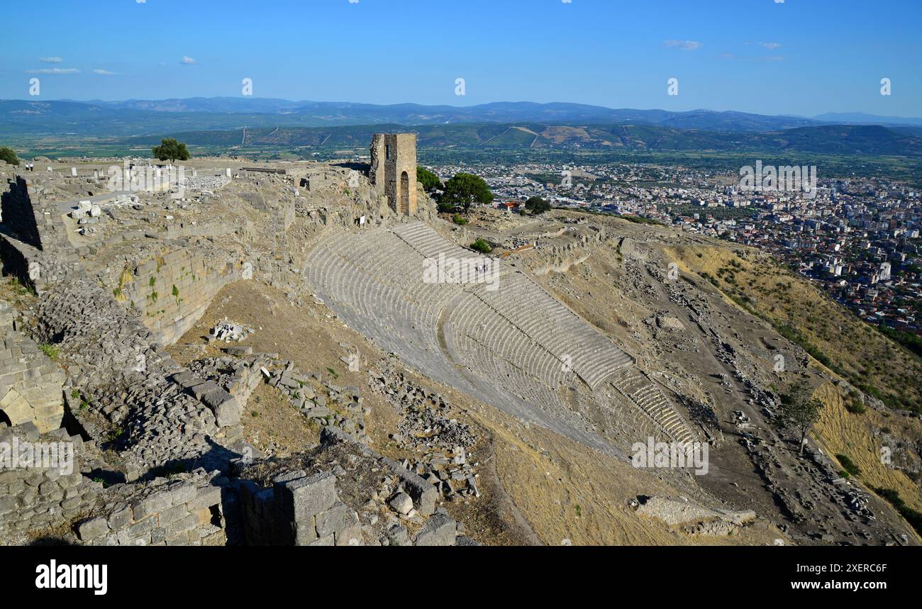 Pergamon Ancient City in Bergama, Izmir, Turkey Stock Photo - Alamy