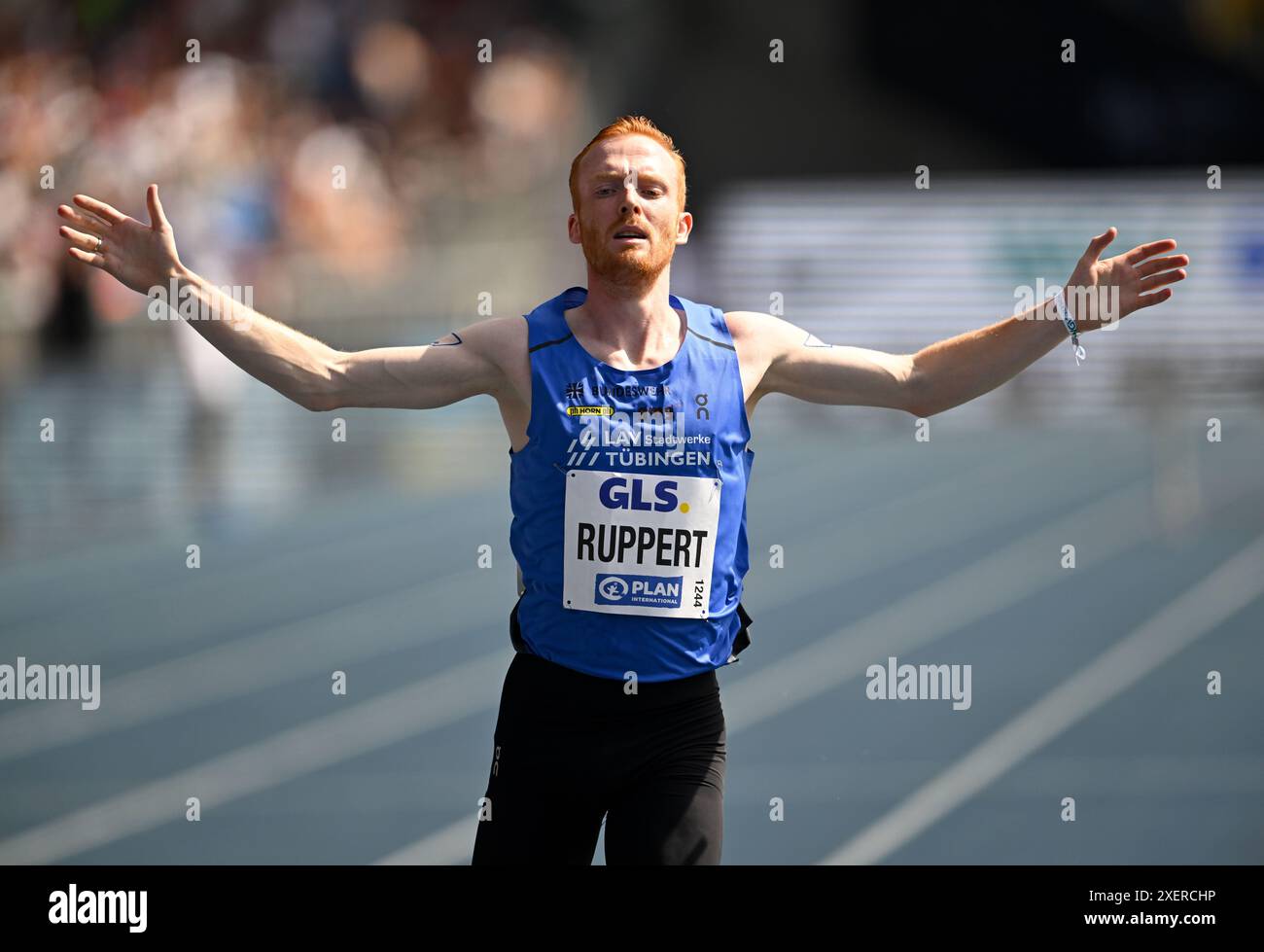 Brunswick, Germany. 29th June, 2024. Athletics: German Championships in ...
