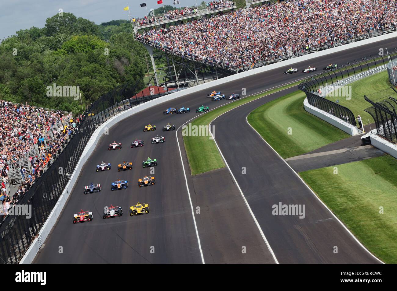 2024 indianapolis 500 - The start Stock Photo - Alamy