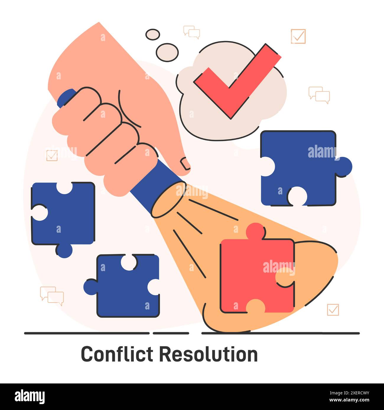 Resolve rival Stock Vector Images - Alamy