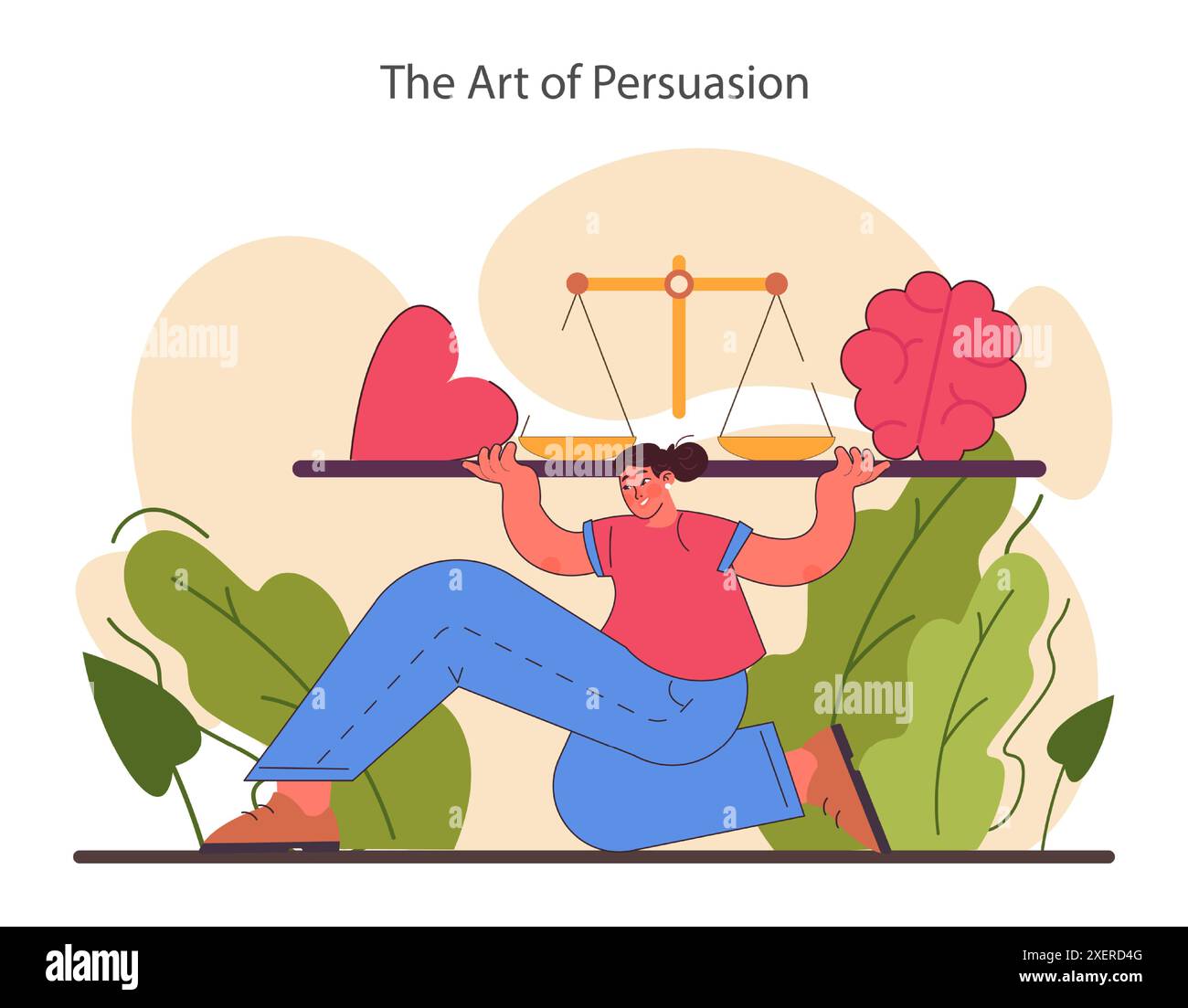 Persuasion. Soft skill, the ability to convince people. Cognitive influence and authoritative ...