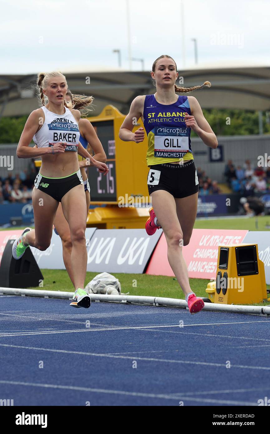 Manchester, UK. 29th June, 2024. Phoebe Gill of St Albans AC winning ...