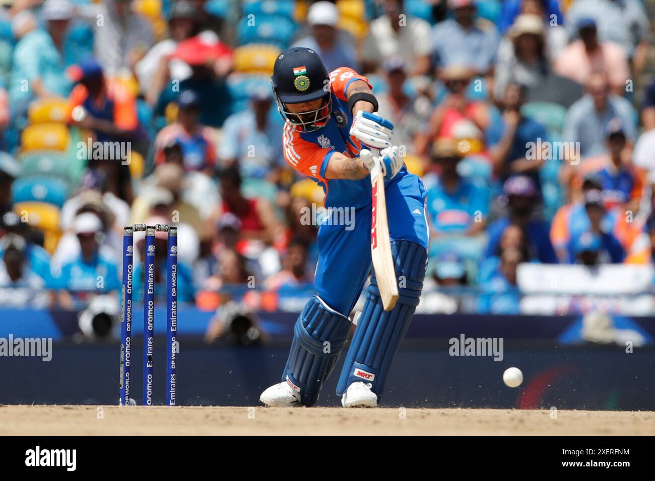 India's Virat Kohli batting during the 2024 ICC Men's T20 World Cup ...