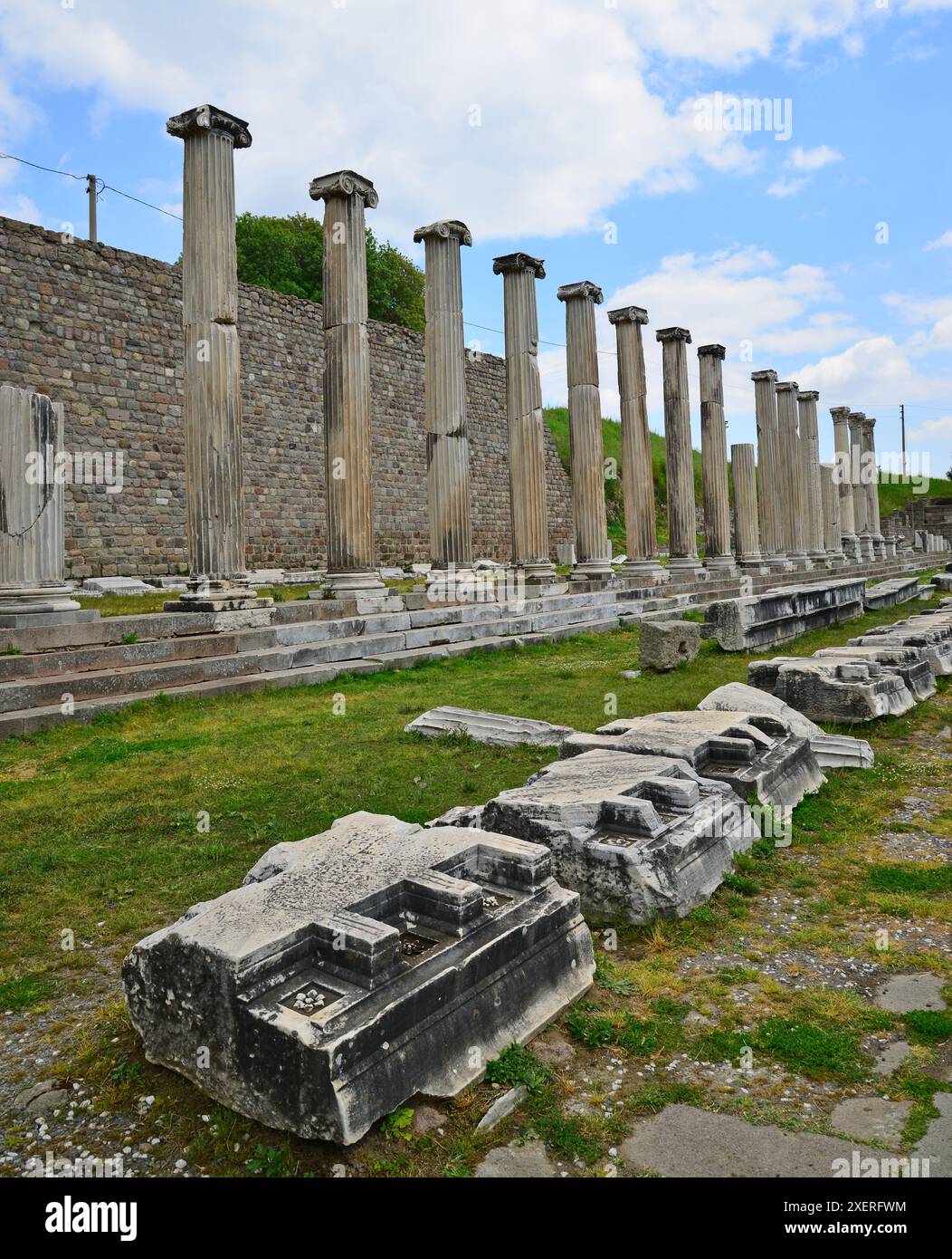 Pergamon Ancient City in Bergama, Izmir, Turkey Stock Photo - Alamy
