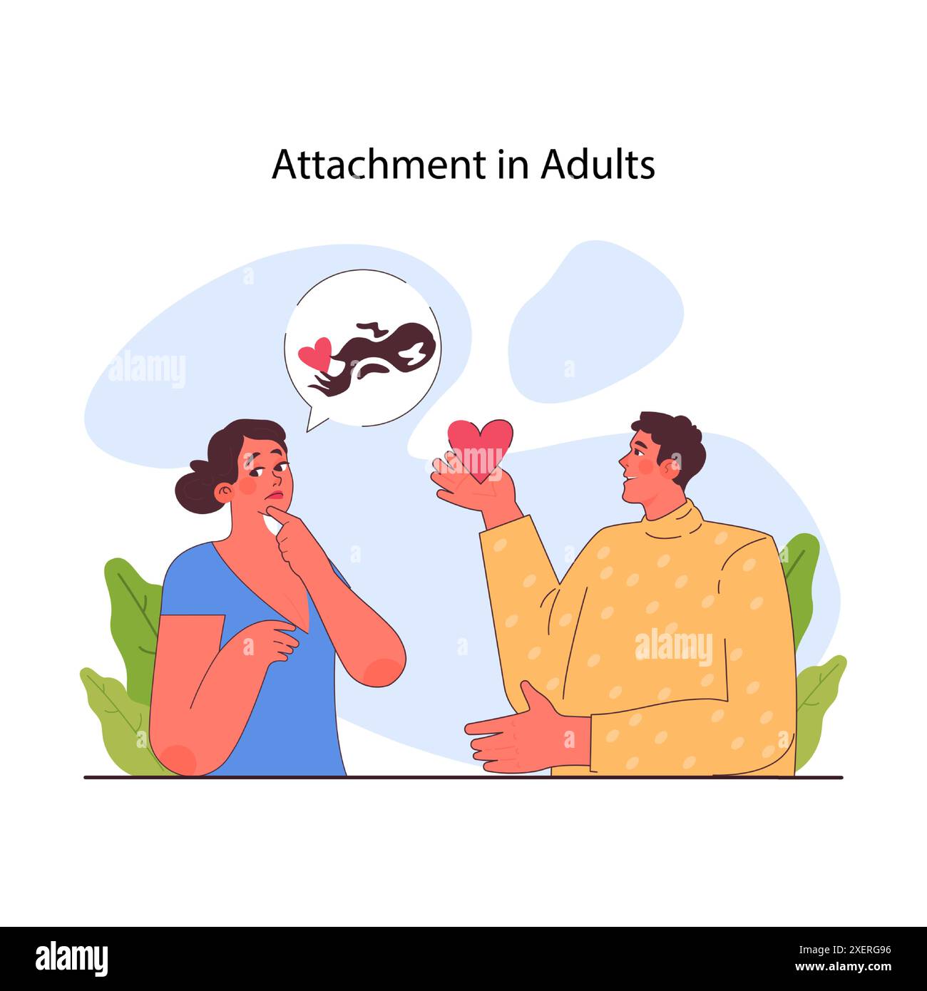 Avoidant behavior Stock Vector Images - Alamy