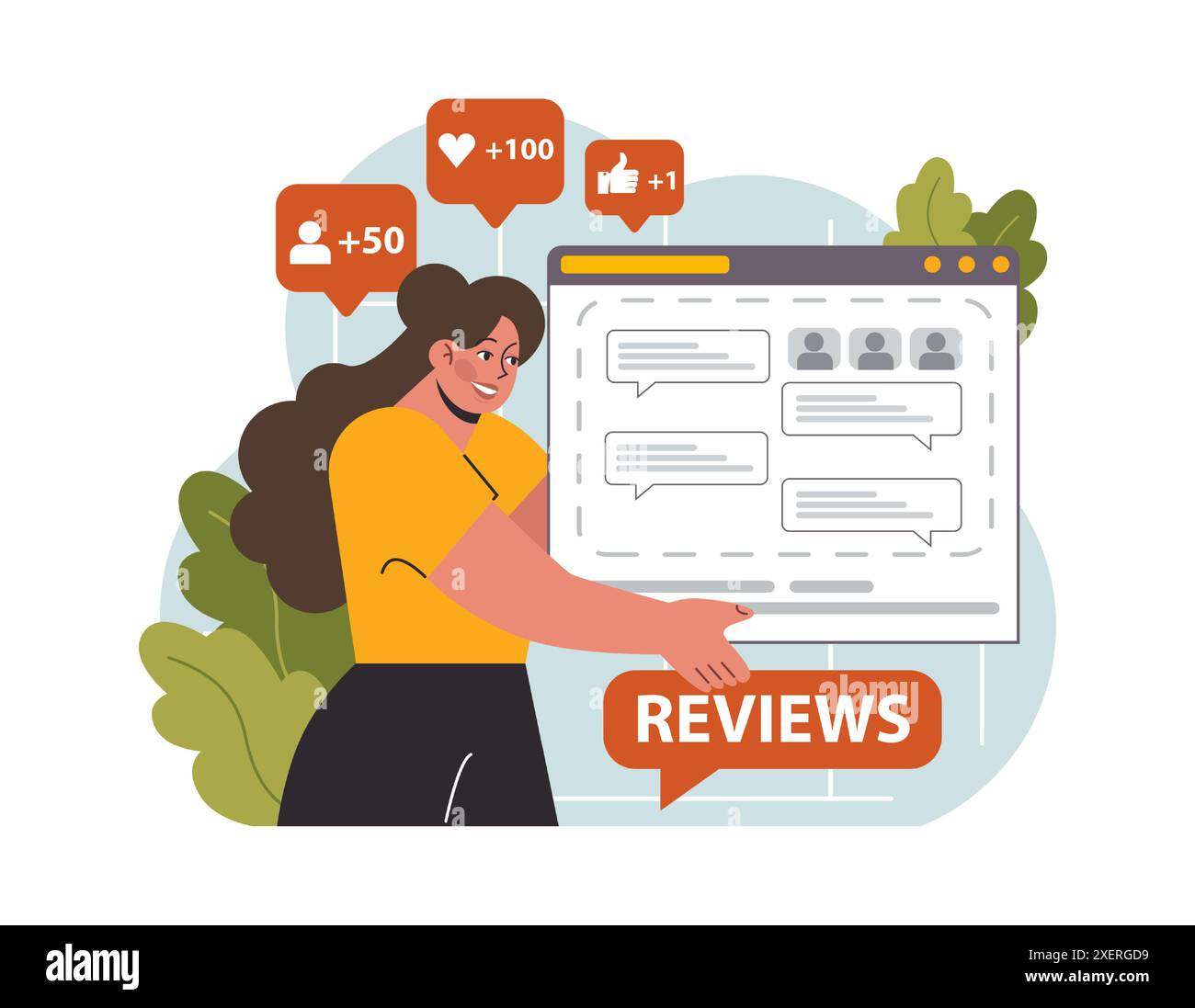 Online communication. Customer reviews. Consumer communication and ...
