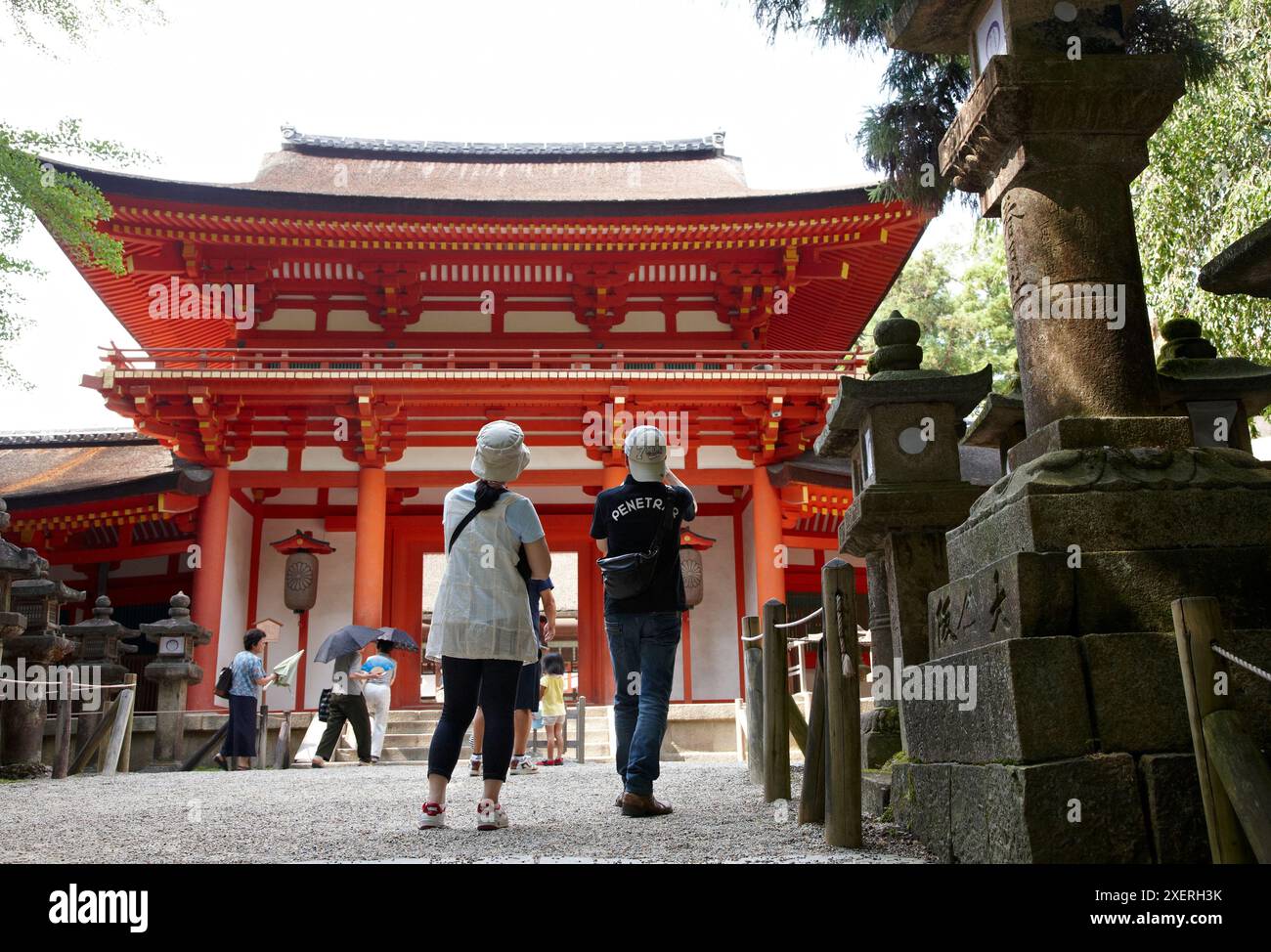 Kasuga Shrine, Nara park, Nara, Japan Stock Photo - Alamy
