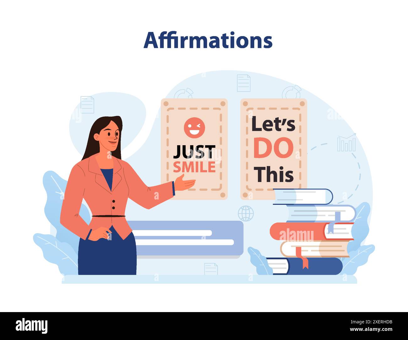 Positive affirmation. Personal growth. Optimistic mindset, self ...