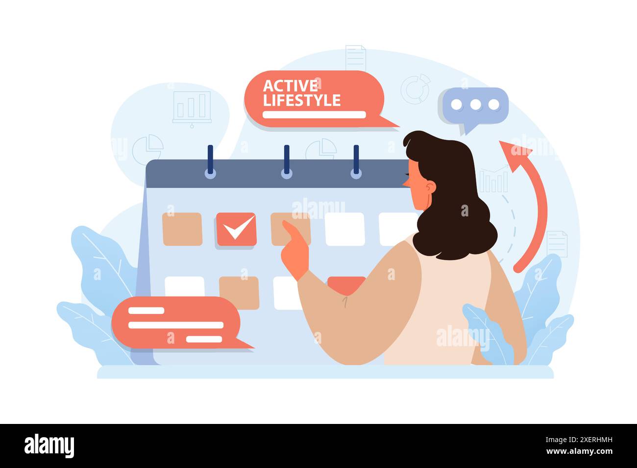 Active and healthy lifestyle. Proper nutrition, water balance, physical ...