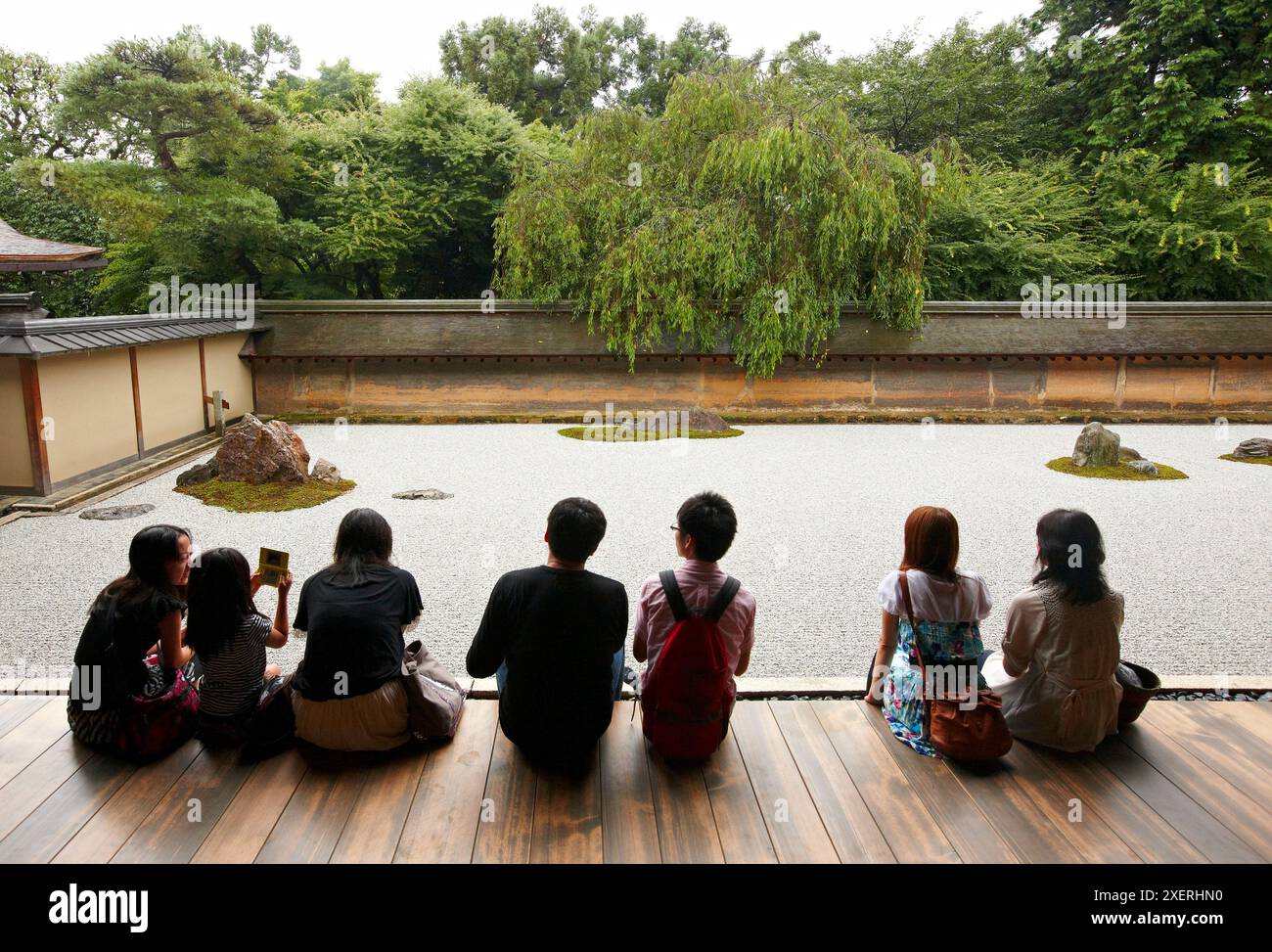 The Rock Garden, Ryoanji Temple, Kyoto, Japan Stock Photo - Alamy