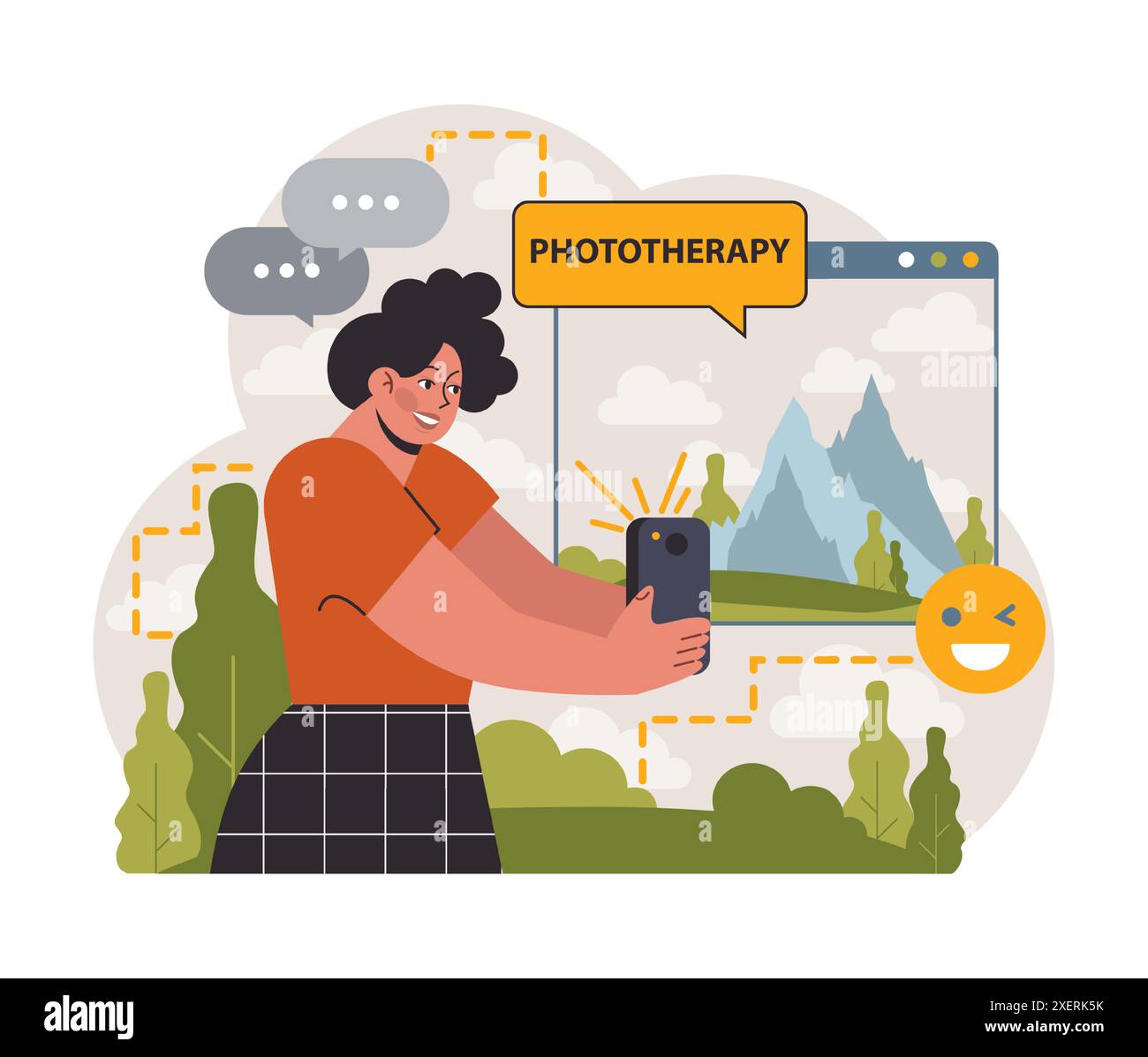 Art therapy. Character developing a creativity. Self-expression idea ...