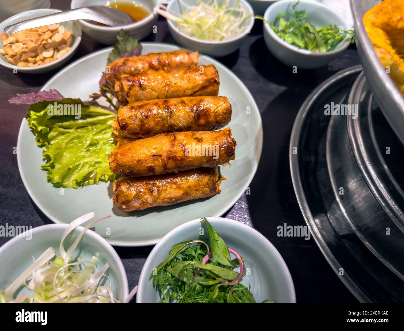 Vietnamese fried spring rolls are a cherished traditional dish and one ...