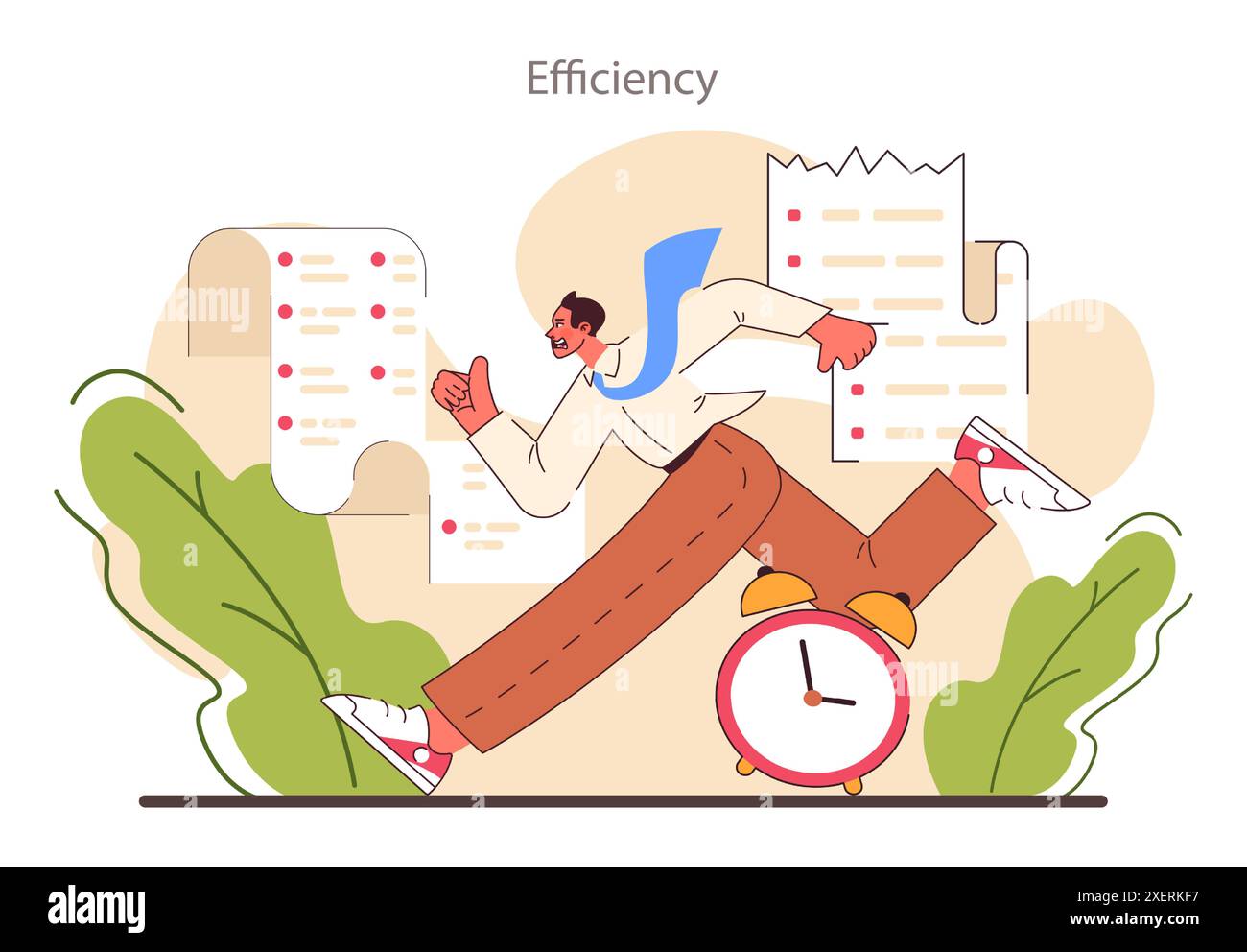 Efficiency. Optimization of working time of the character ...