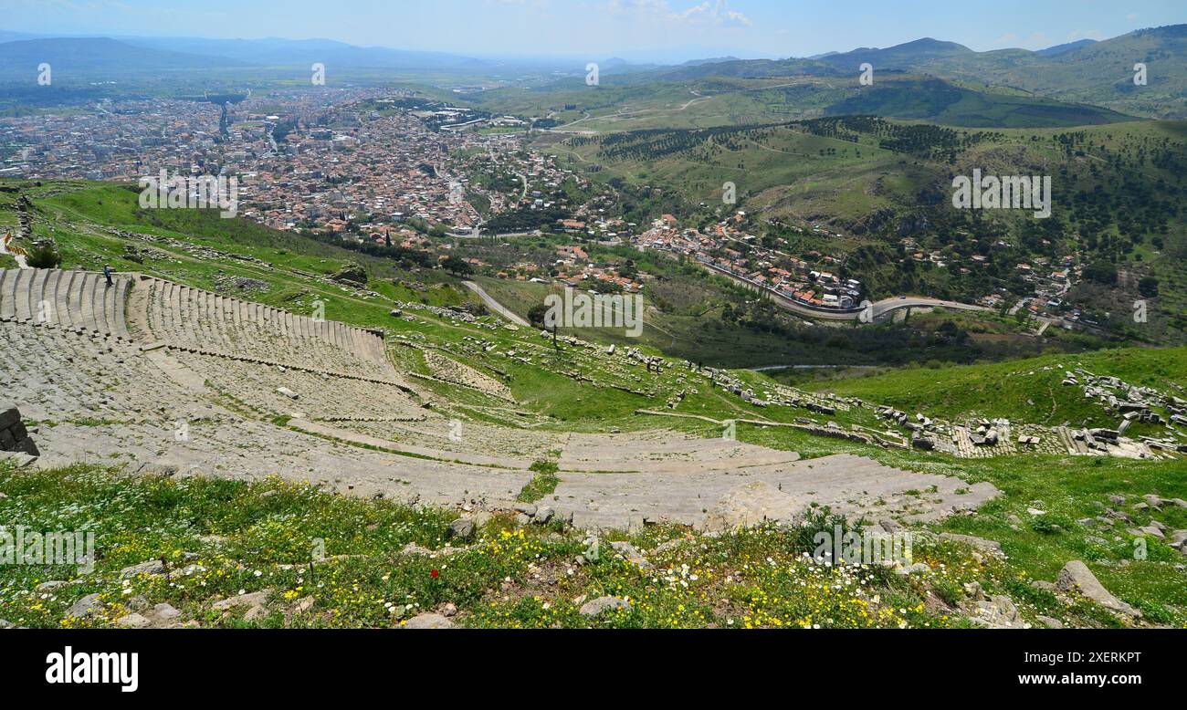 Pergamon Ancient City in Bergama, Izmir, Turkey Stock Photo - Alamy