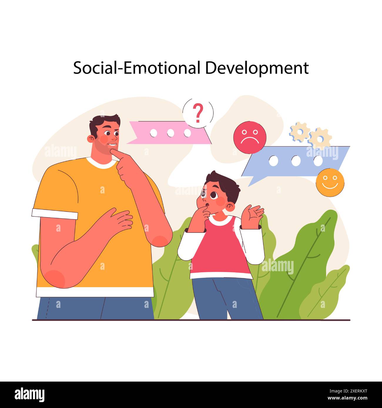 Child development. Cognitive, physical and emotional skills. Positive ...