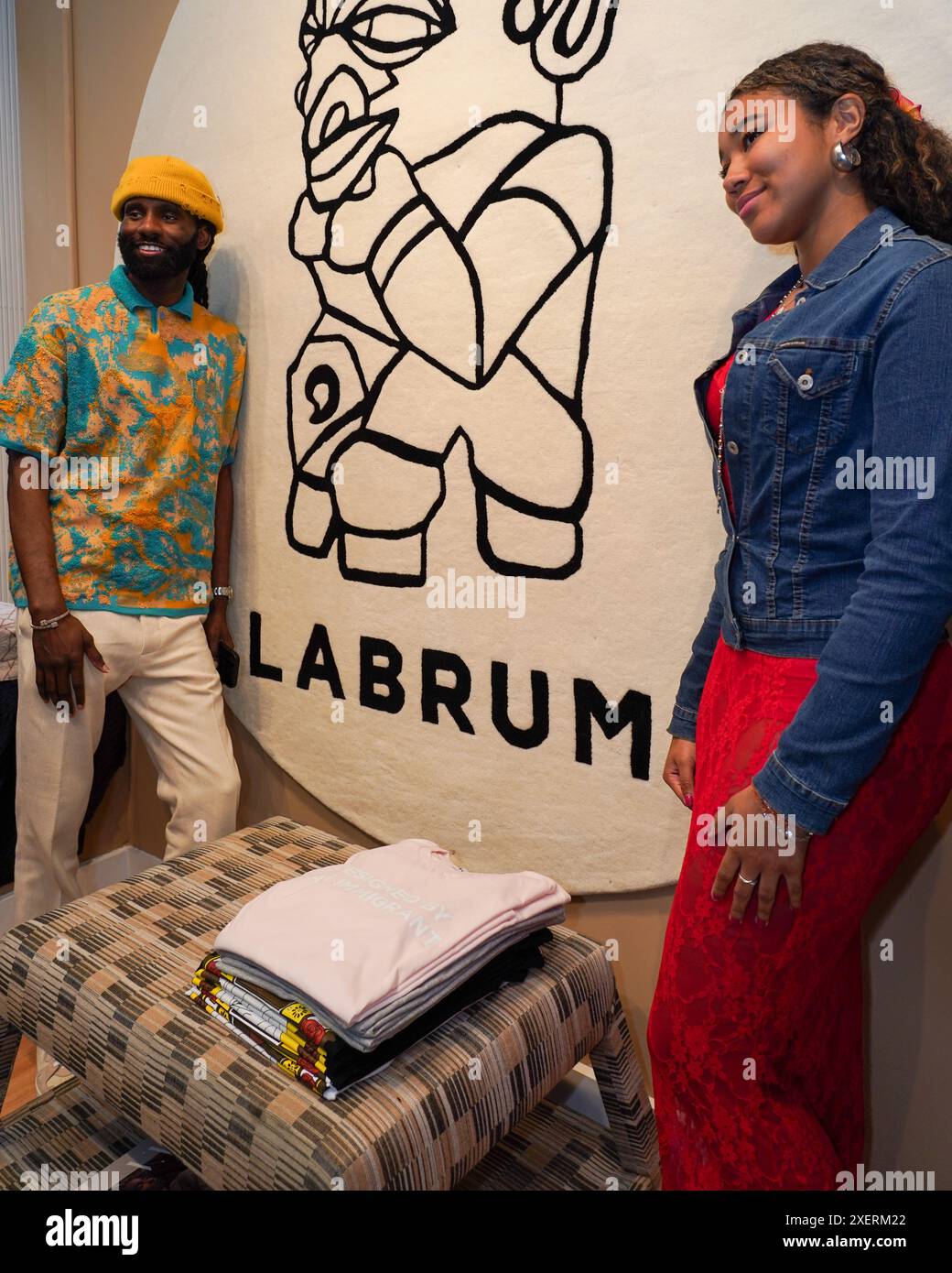 Labrum London Store Opening event in Soho London. Celebrities and ...