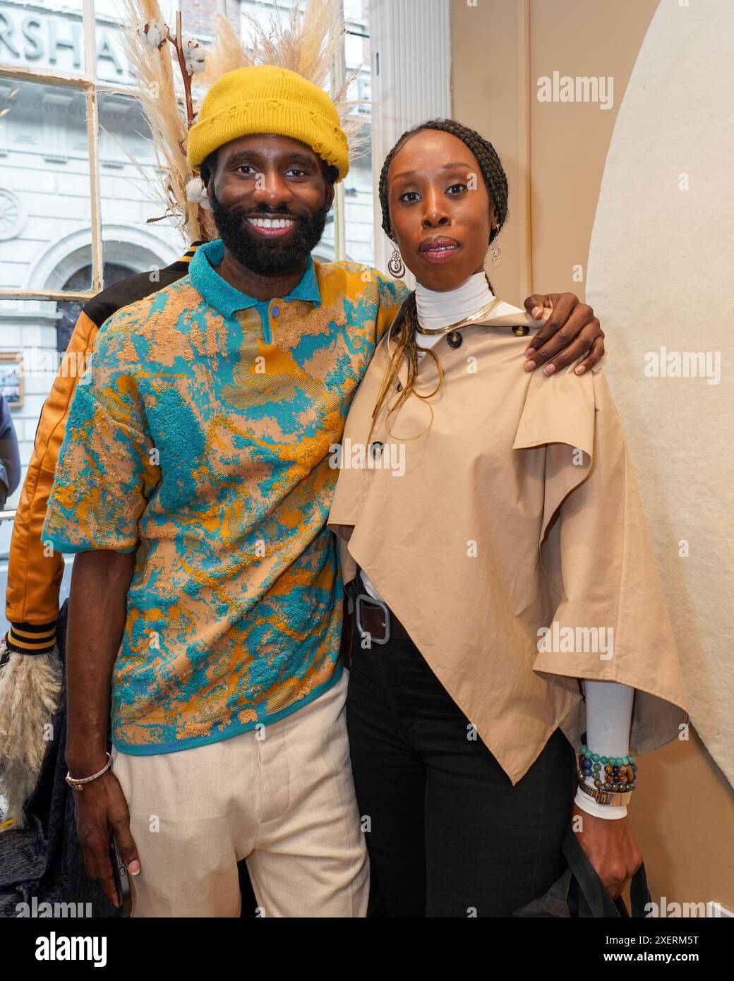 Labrum London Store Opening event in Soho London. Celebrities and ...