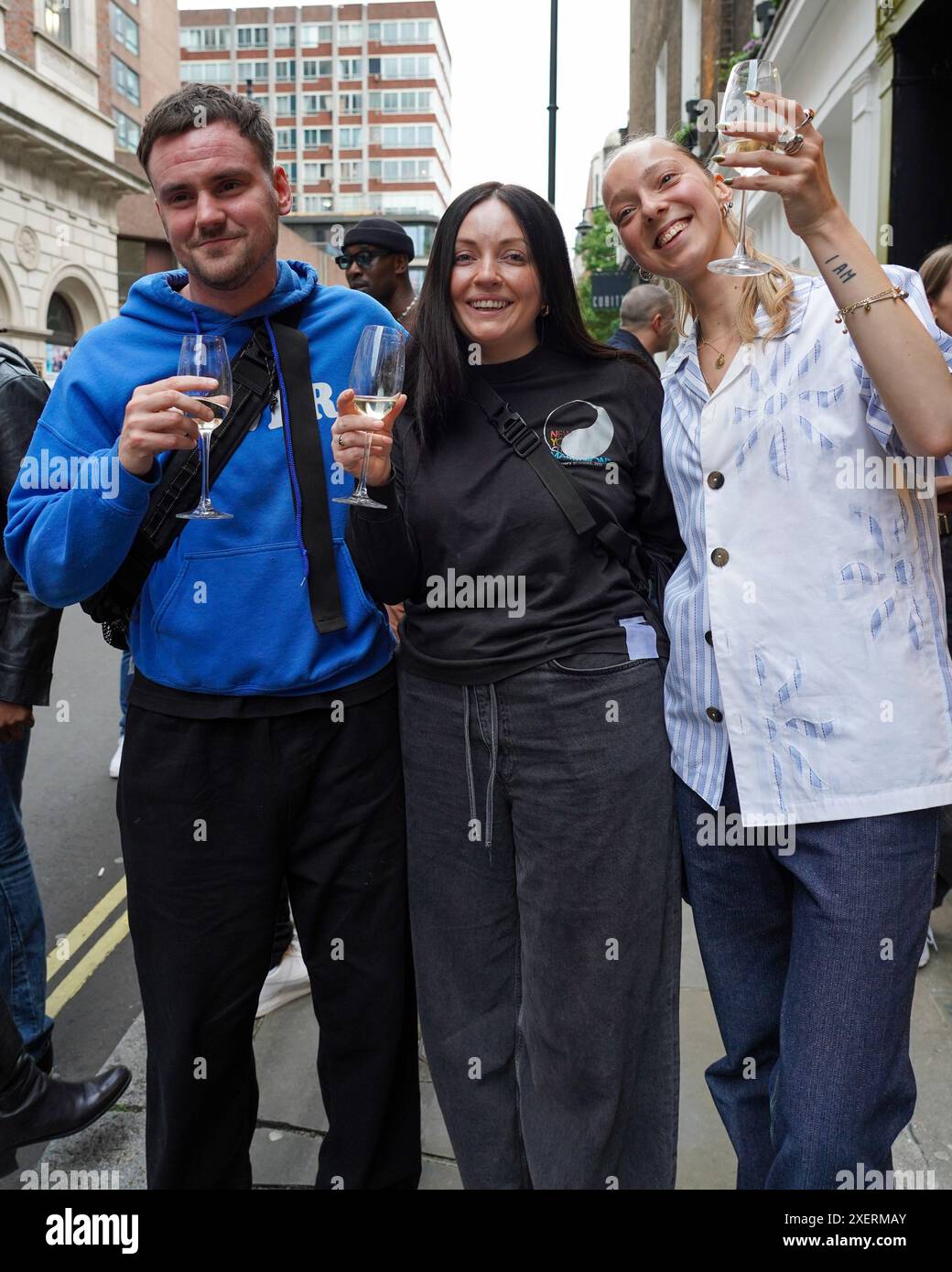 Labrum London Store Opening event in Soho London. Celebrities and ...