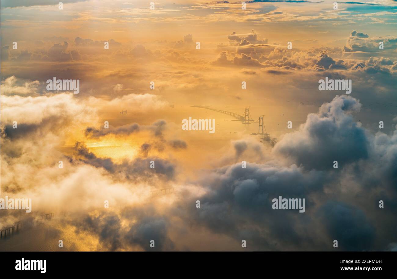 (240629) -- GUANGZHOU, June 29, 2024 (Xinhua) -- An aerial drone photo ...