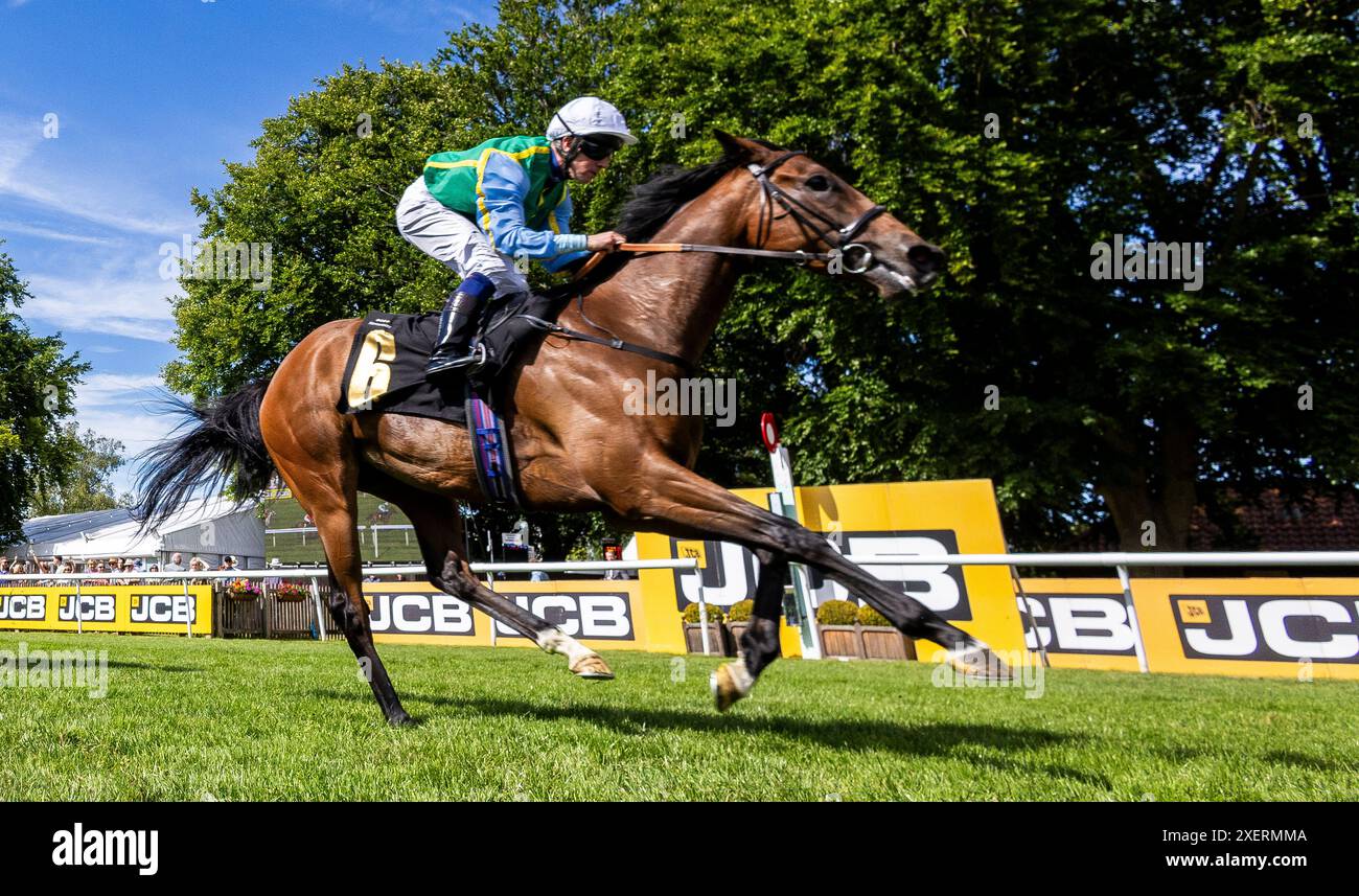 Mercury Day ridden by jockey Jim Crowley winning the Durcan Bloodstock ...