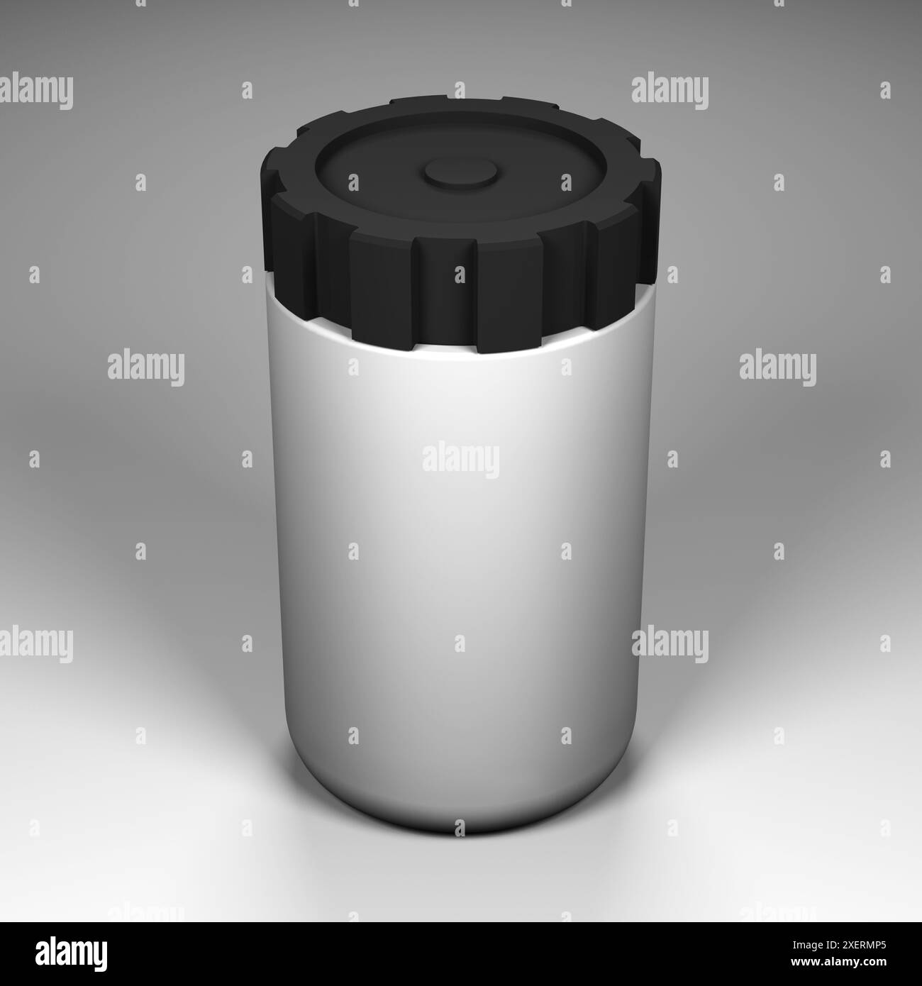 White drugbox, cgi Stock Photo - Alamy