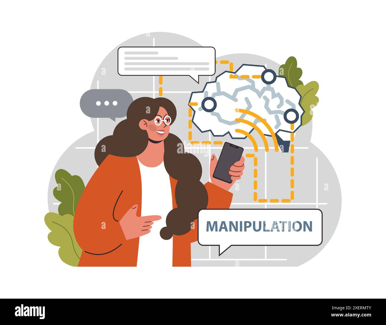 Manipulation. Psychological control method. Domination exploitation ...