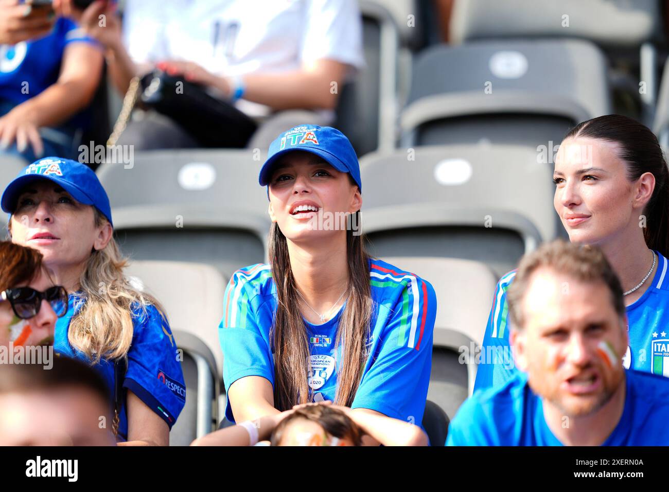 Berlin, Germany. 29th June, 2024. Lucia Bramani girlfriend Italy's ...