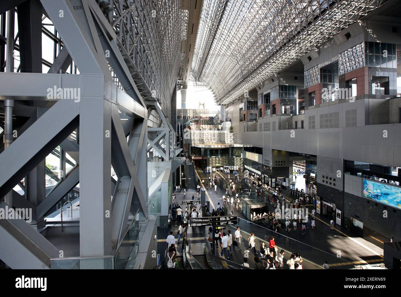Escalator kyoto railway station japan hi-res stock photography and ...