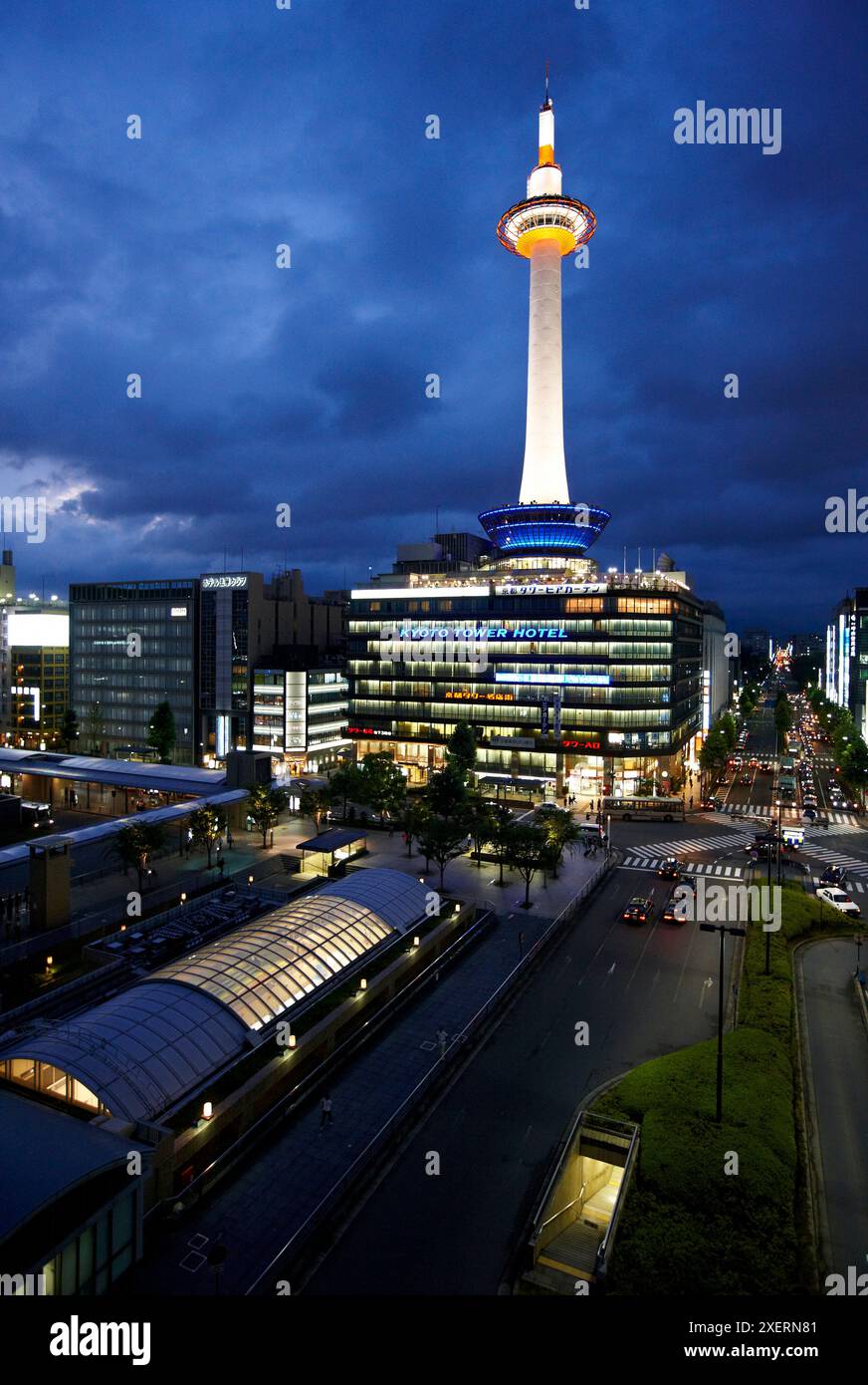 Kyoto Tower, Kyoto, Japan Stock Photo - Alamy