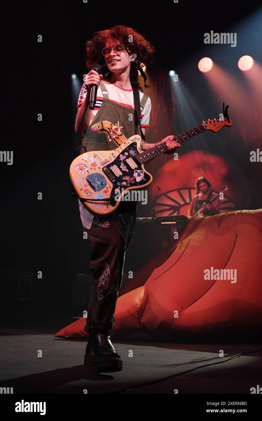 Miami Beach, FL, USA. 28th June, 2024. Cavetown performs during the ...